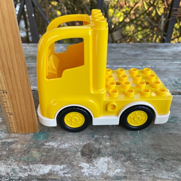 Lego | Toys | Duplo Lego Yellow Flatbed Truck | Poshmark